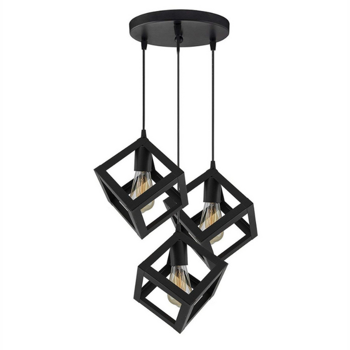 3in1 Square Hanging Lamp – Aibi's Lighting